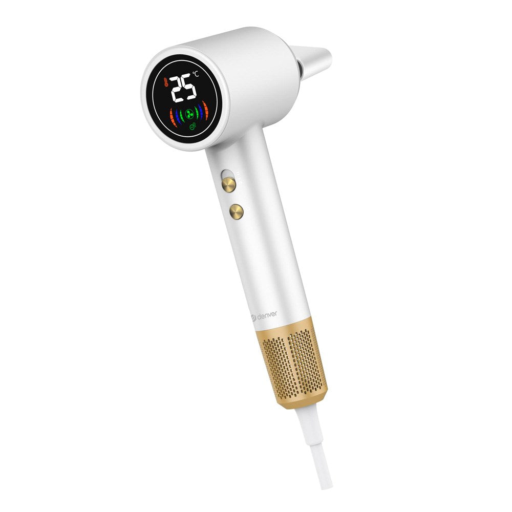 Denver High Speed Hårtork med LED-Display - Vit – INSKAL
