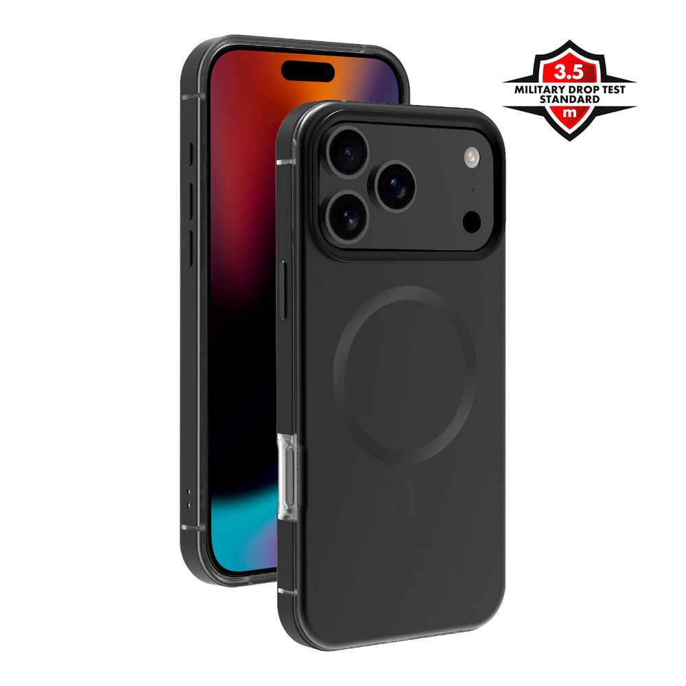 X2O iPhone 17 Pro Max Mag Metal Skal - MagSafe Kompatibel - Svart – INSKAL