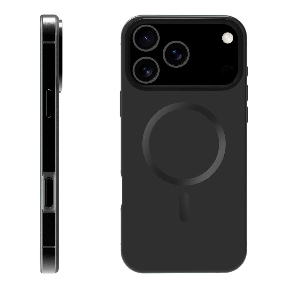 X2O iPhone 17 Pro Max Mag Metal Skal - MagSafe Kompatibel - Svart – INSKAL